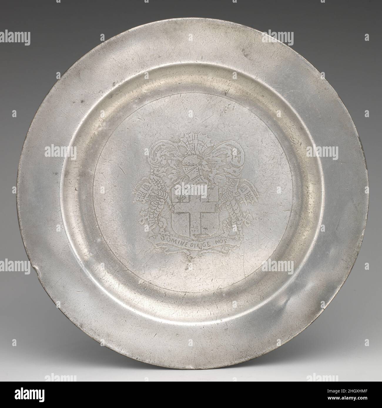 Plate with the arms of the City of London early 17th century Possibly ...