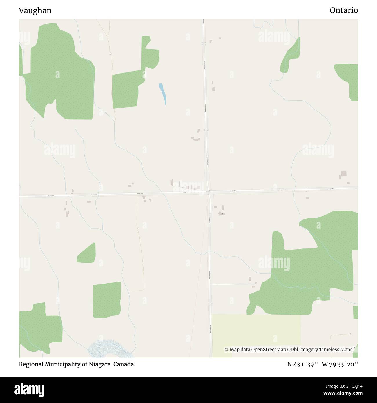 Map of vaughan hi-res stock photography and images - Alamy