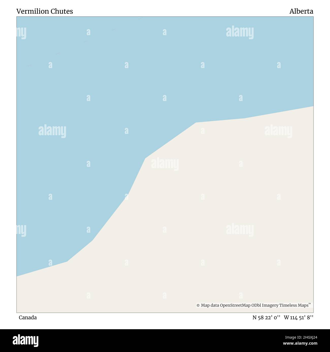 Map of vermilion alberta Cut Out Stock Images & Pictures - Alamy