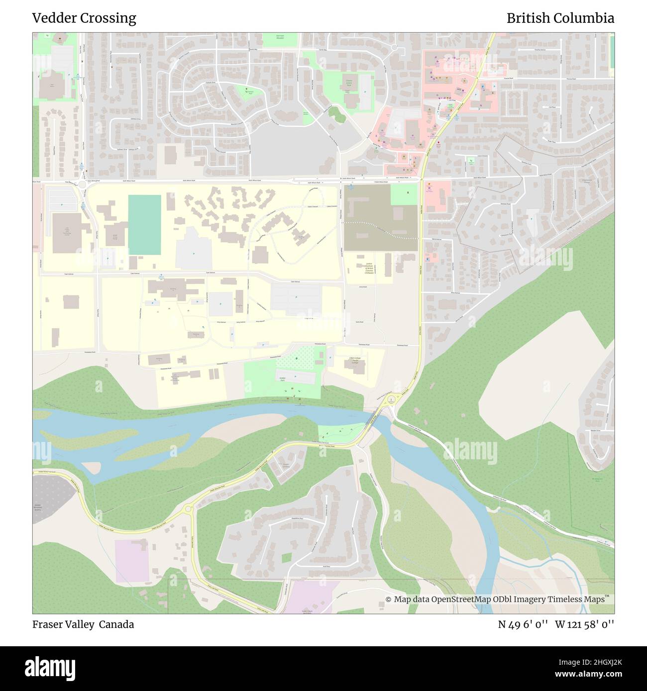 Vedder Crossing, Fraser Valley, Canada, British Columbia, N 49 6' 0 ...