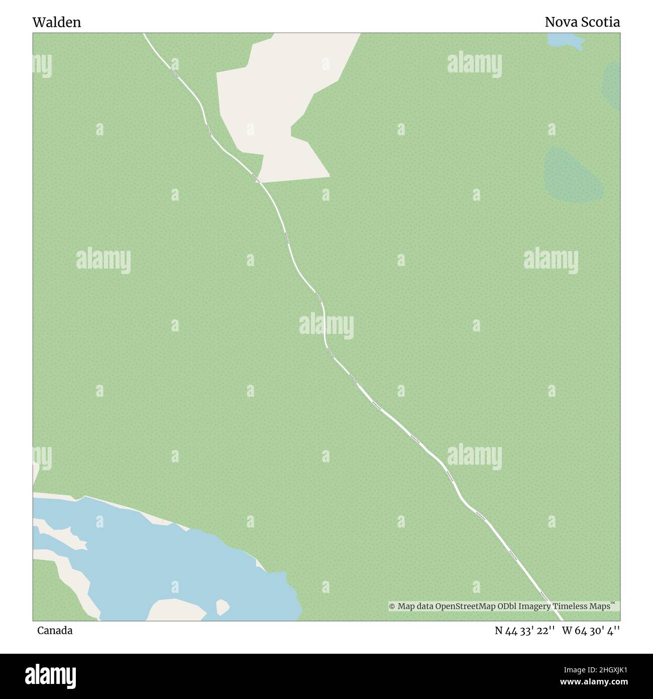 Walden map hi-res stock photography and images - Alamy