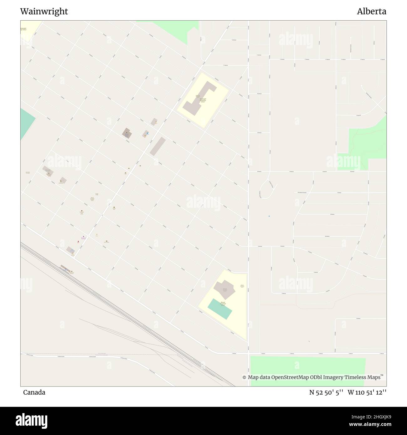 Map of wainwright Cut Out Stock Images & Pictures - Alamy