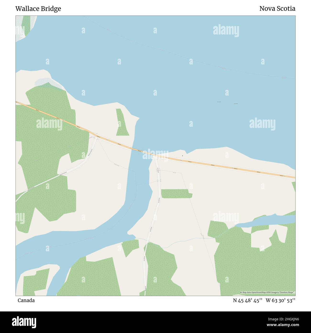 Map of wallace Cut Out Stock Images & Pictures - Alamy