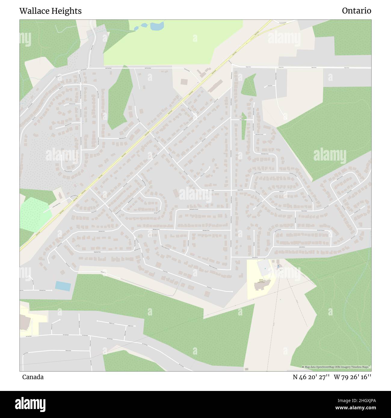 Map of wallace hi-res stock photography and images - Alamy