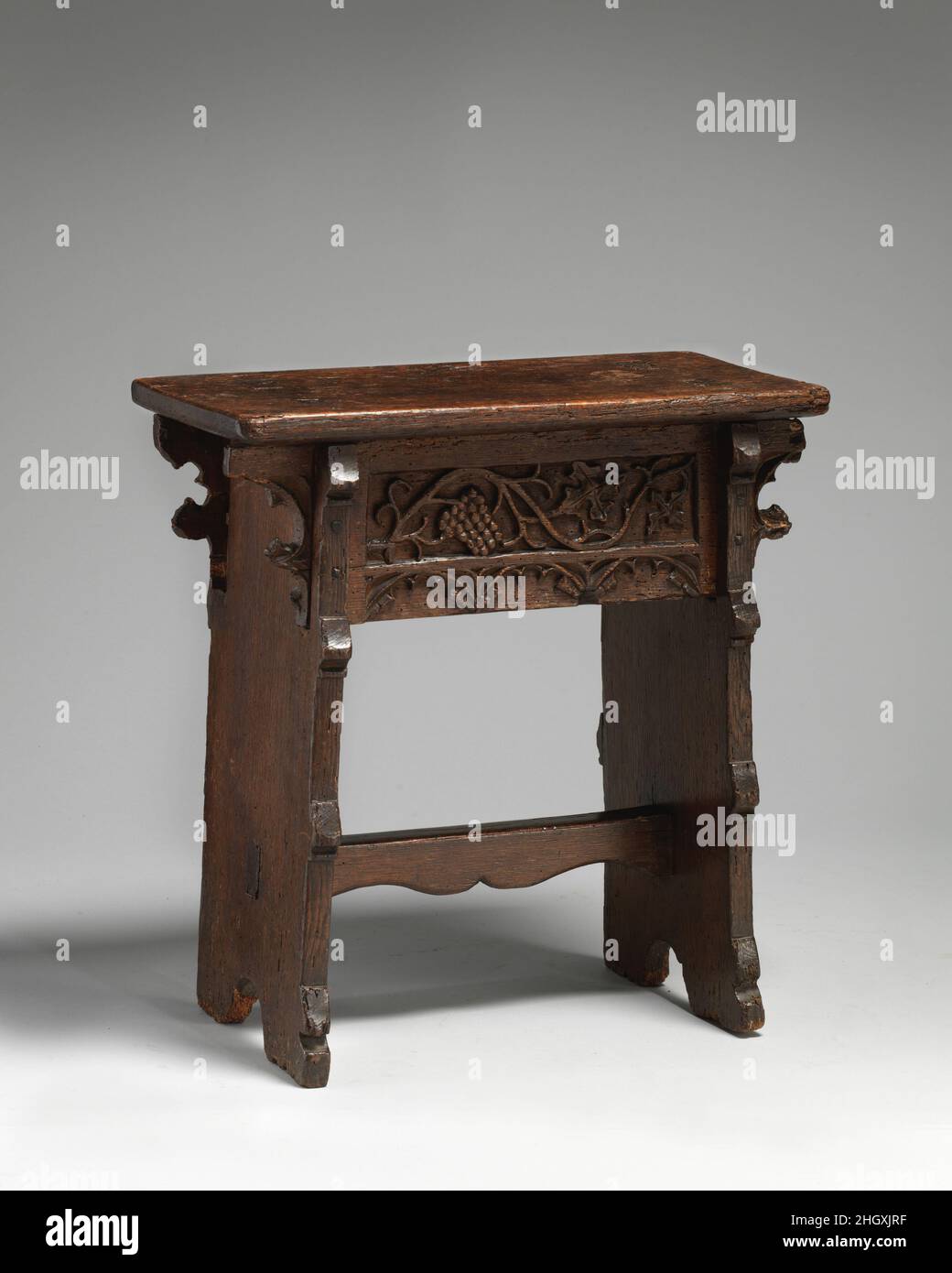 Stool 16th century British. Stool. British. 16th century. Oak. Woodwork ...