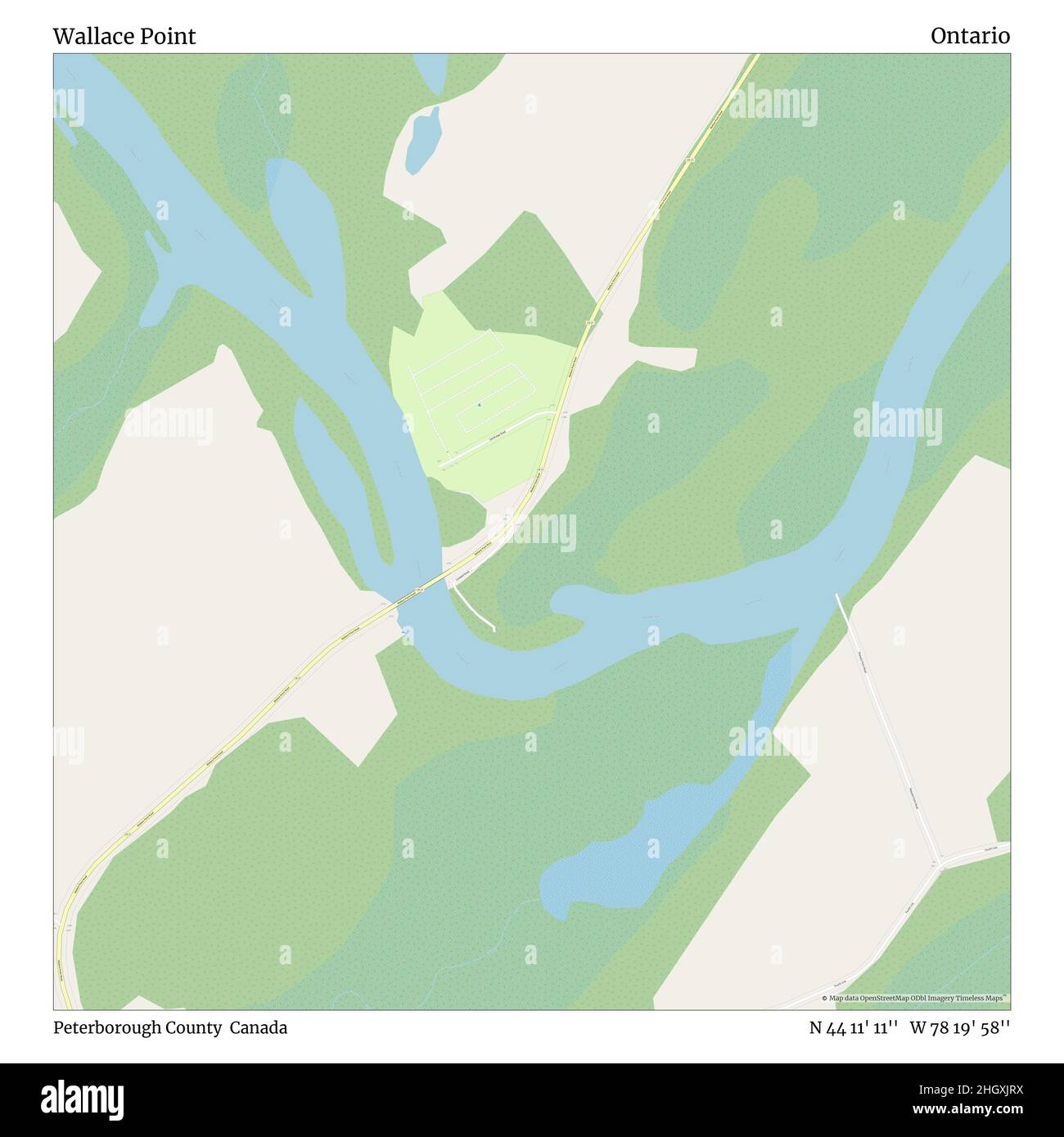 Wallace Point, Peterborough County, Canada, Ontario, N 44 11' 11'', W ...