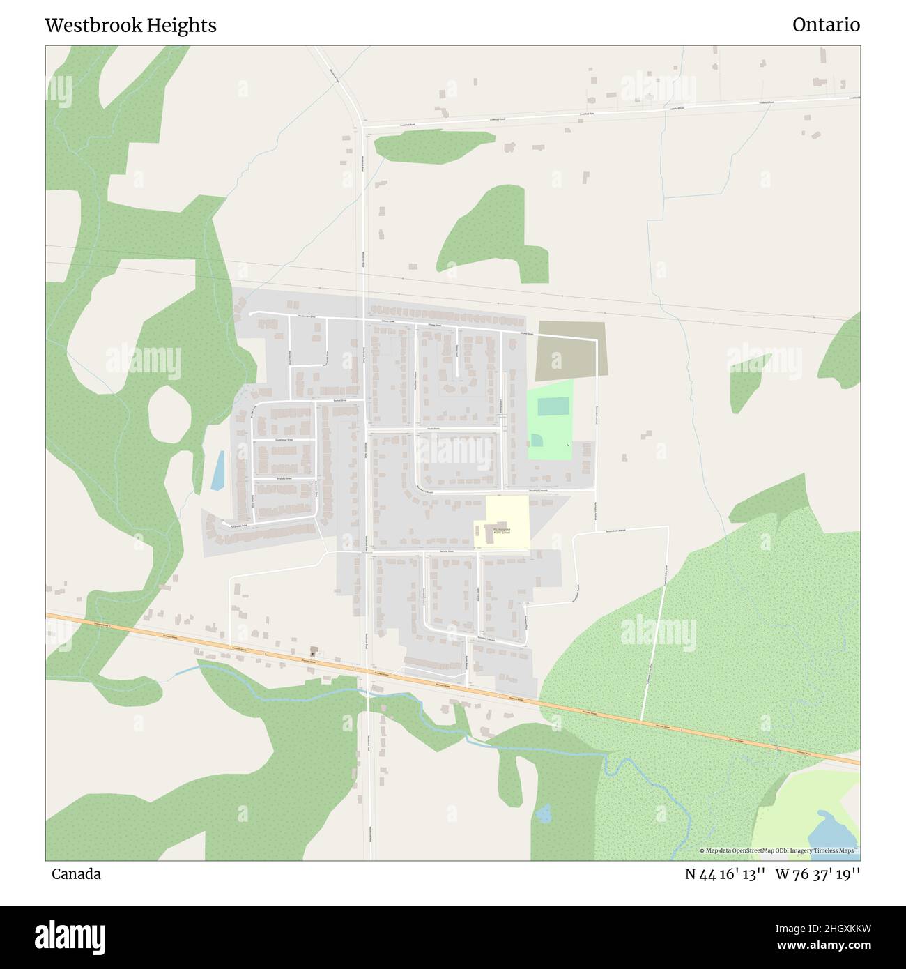 Map of westbrook Cut Out Stock Images & Pictures - Alamy