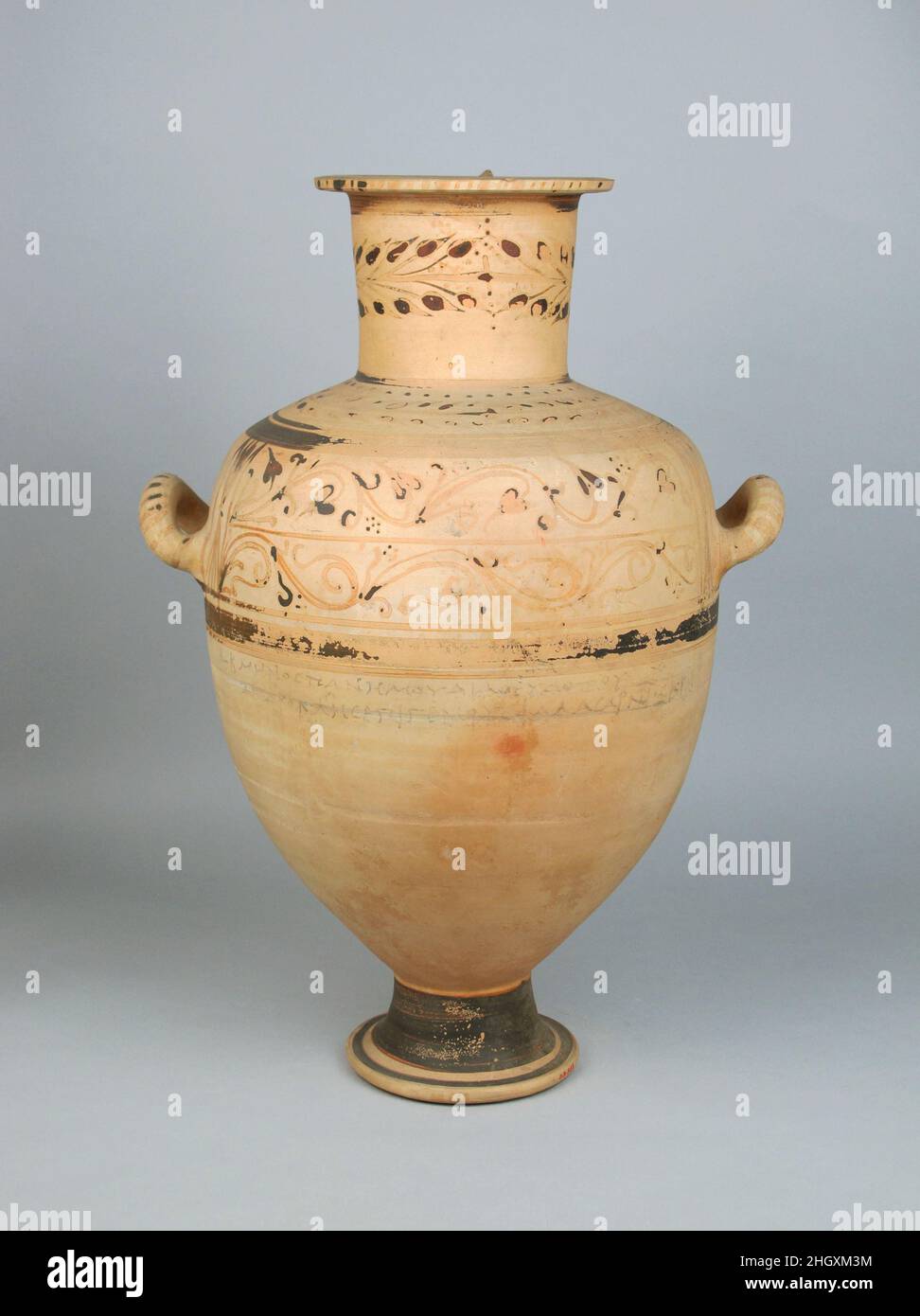 Terracotta Hadra hydria (water jar) 220–219 B.C. Greek, Egypt ...