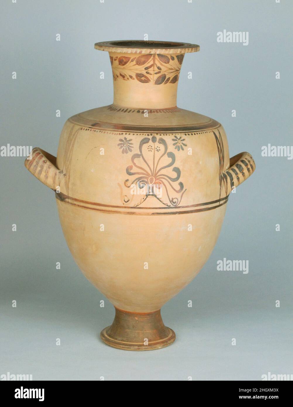 Terracotta Hadra hydria (water jar) 3rd century B.C. Greek, Egypt ...