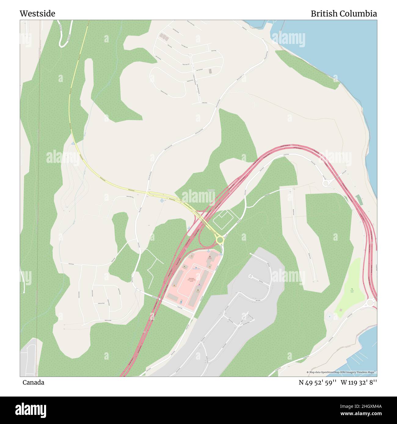 Map of westside Cut Out Stock Images & Pictures - Alamy