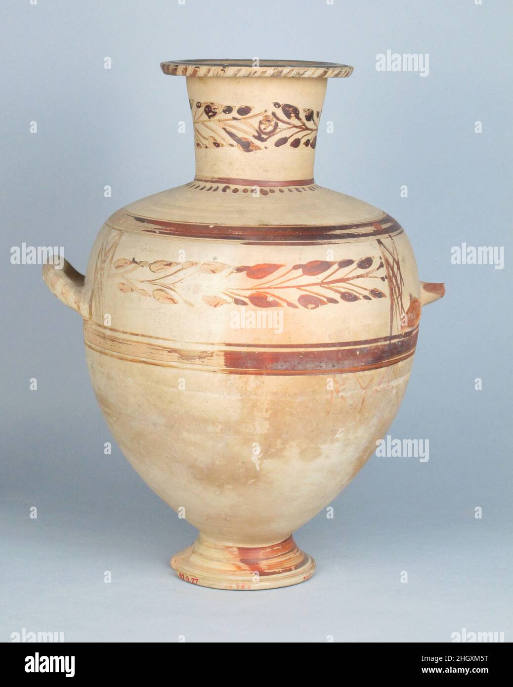 Terracotta Hadra hydria (water jar) 3rd century B.C. Greek, Egypt ...