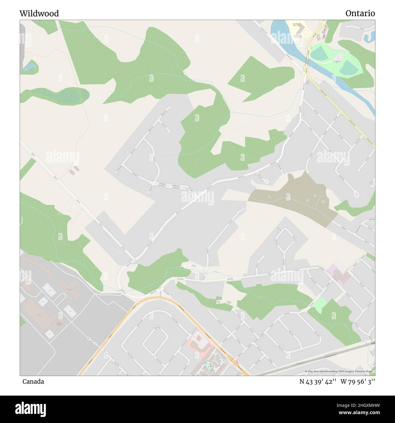 Wildwood map Cut Out Stock Images & Pictures - Alamy