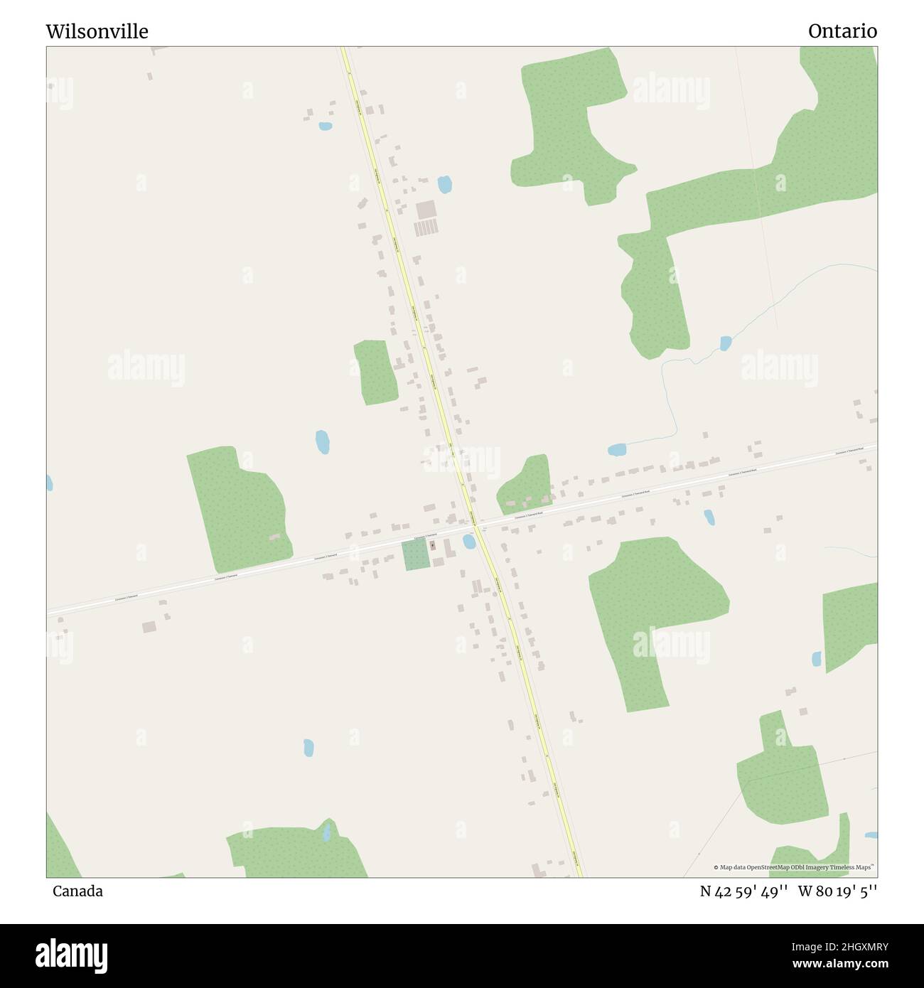 Map of wilsonville Cut Out Stock Images & Pictures - Alamy