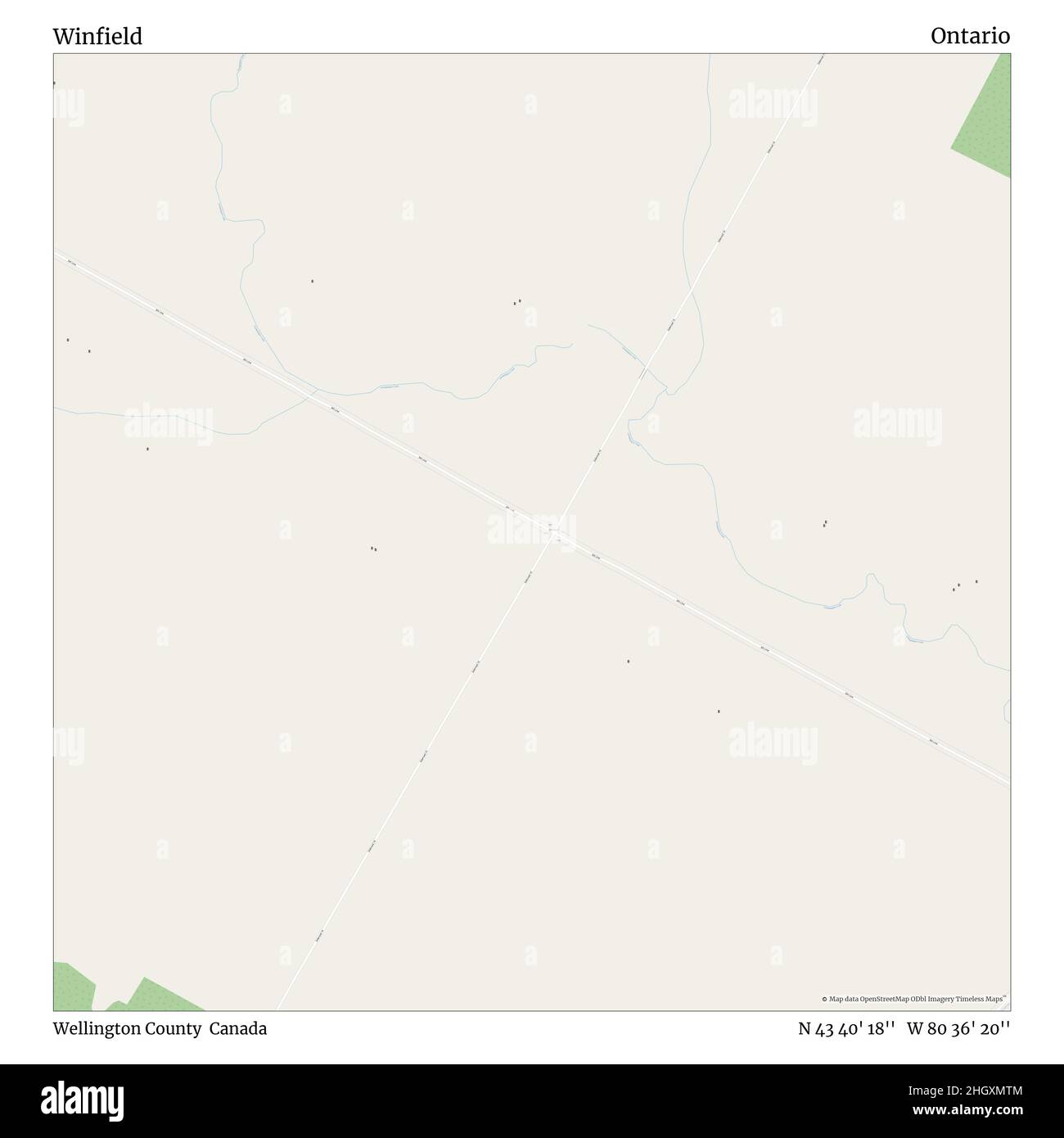 Map of winfield hi-res stock photography and images - Alamy