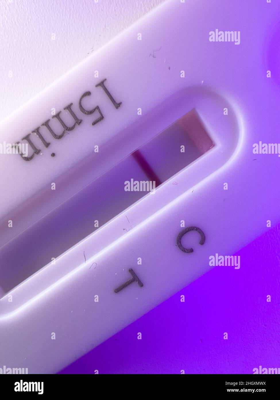 Corona Antigen Rapid Test showing negative result Stock Photo - Alamy