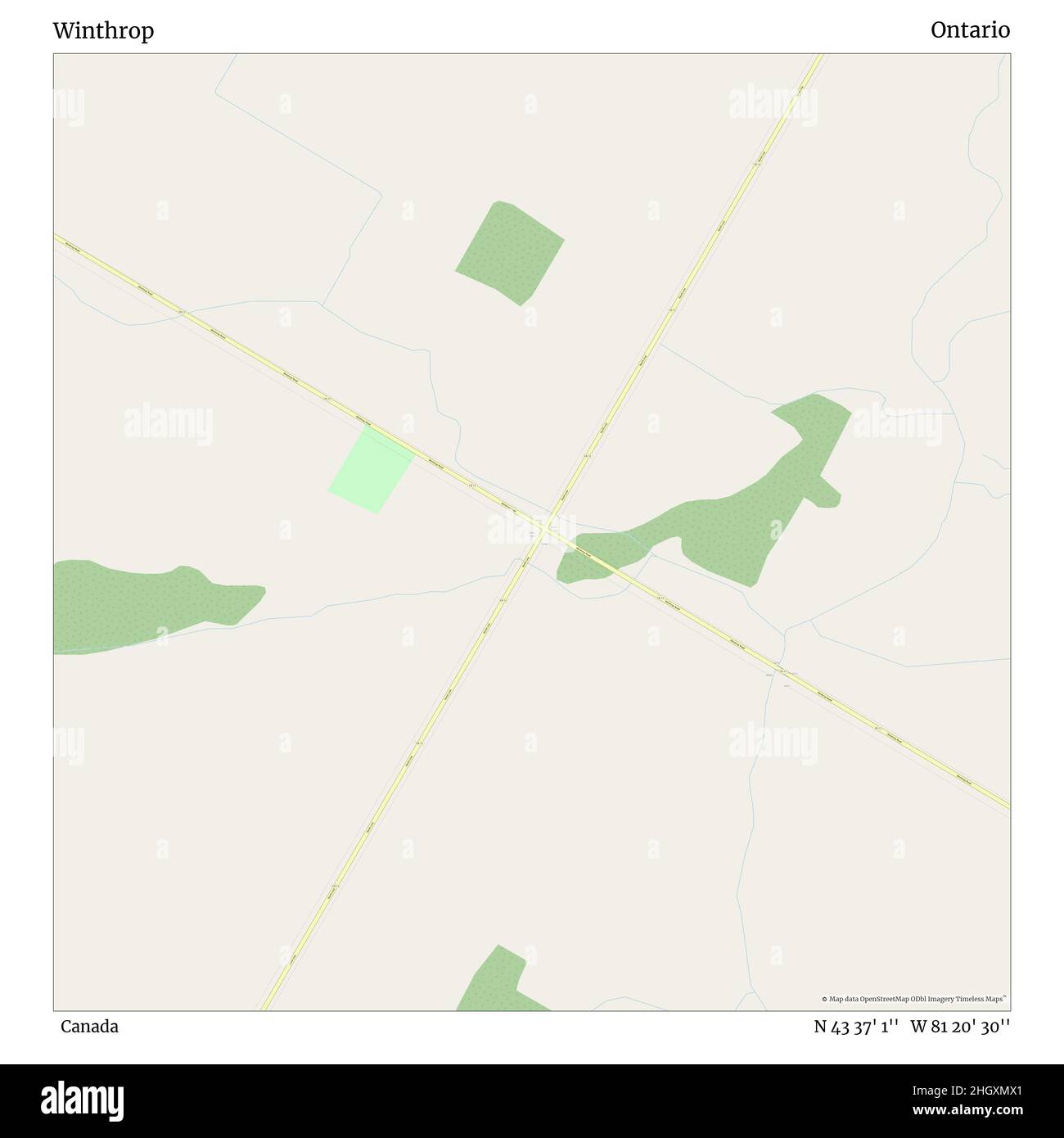 Winthrop map Cut Out Stock Images & Pictures - Alamy