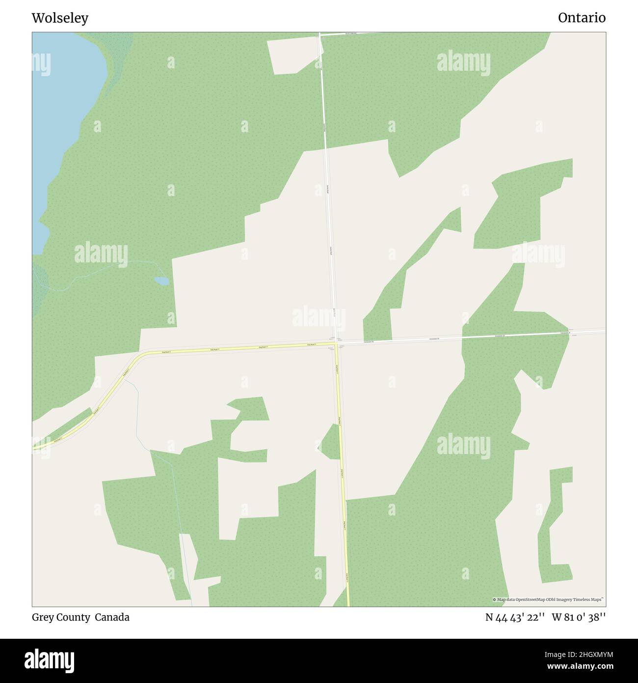 Wolseley, Grey County, Canada, Ontario, N 44 43' 22'', W 81 0' 38 ...