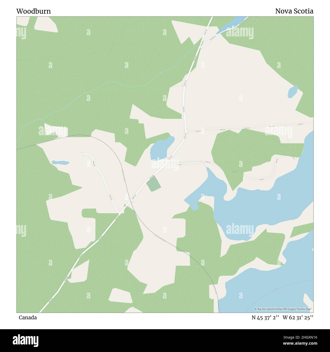 Map of woodburn hi-res stock photography and images - Alamy