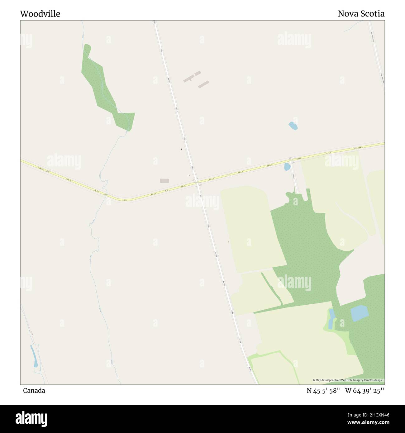 Map of woodville hi-res stock photography and images - Alamy