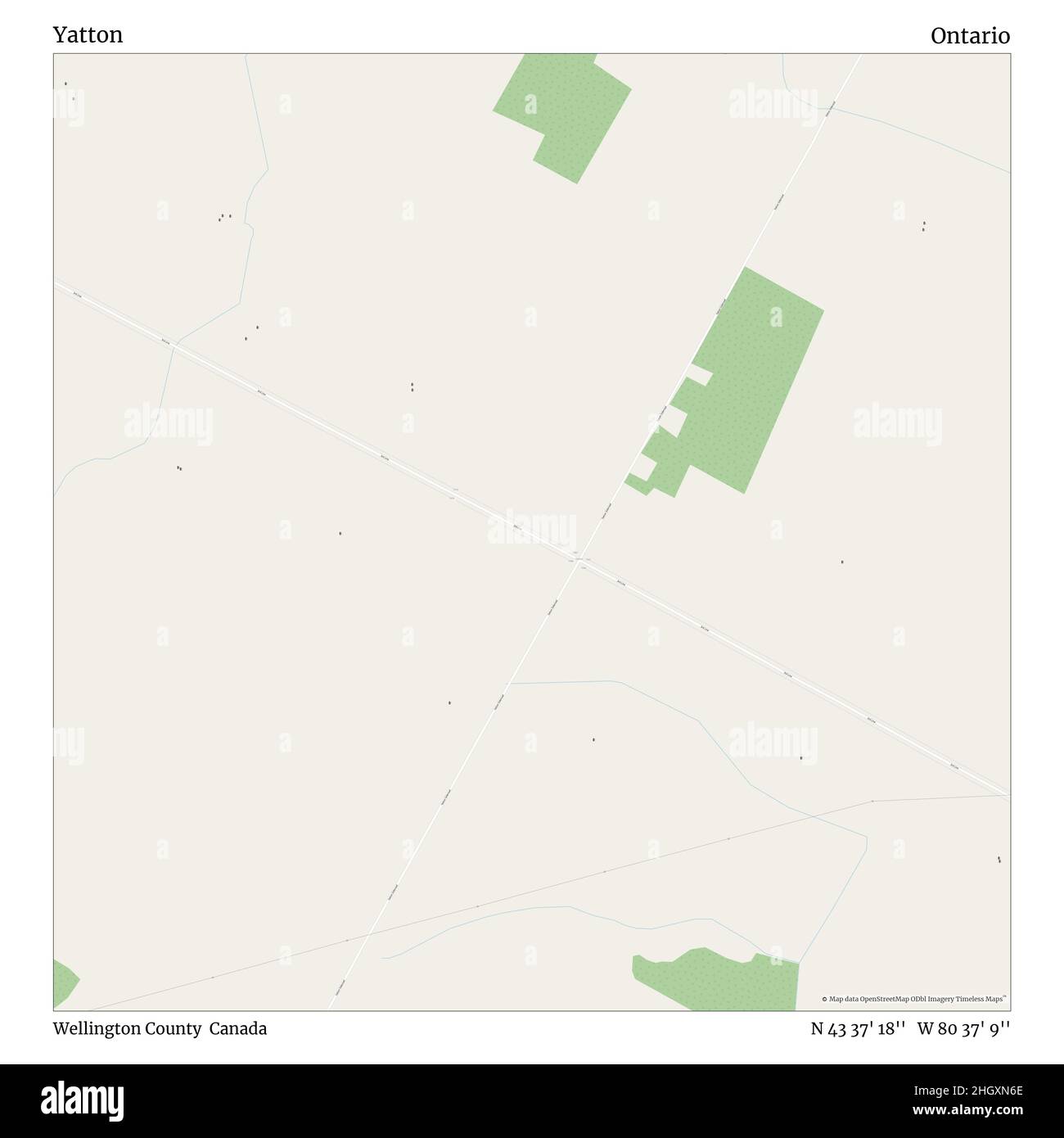 Wellington county map hi-res stock photography and images - Alamy