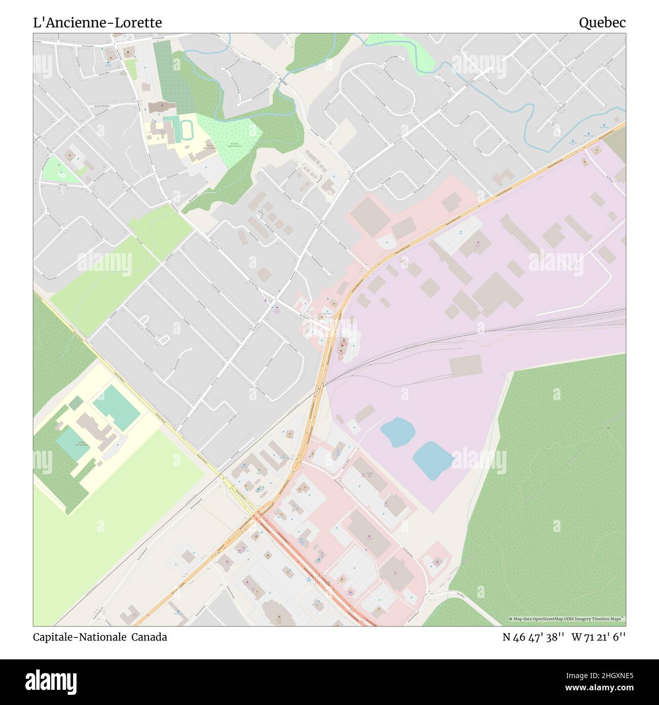 L'Ancienne-Lorette, Capitale-Nationale, Canada, Quebec, N 46 47' 38 ...