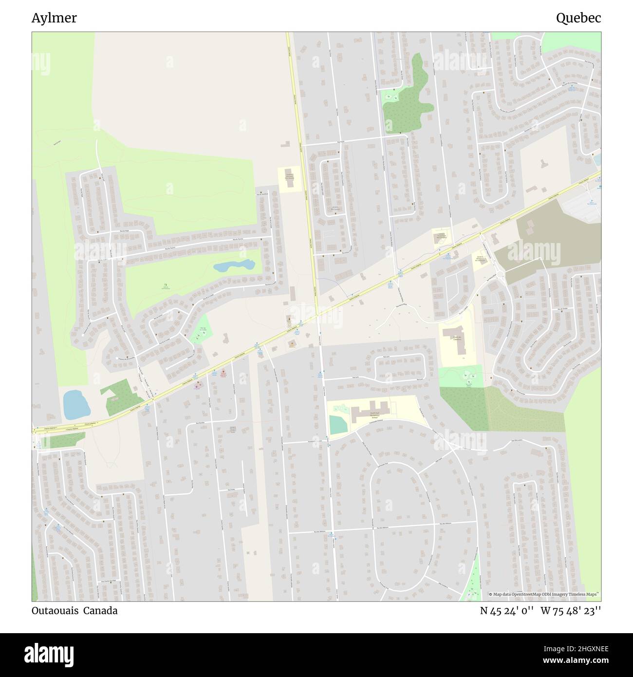 Aylmer map hi-res stock photography and images - Alamy