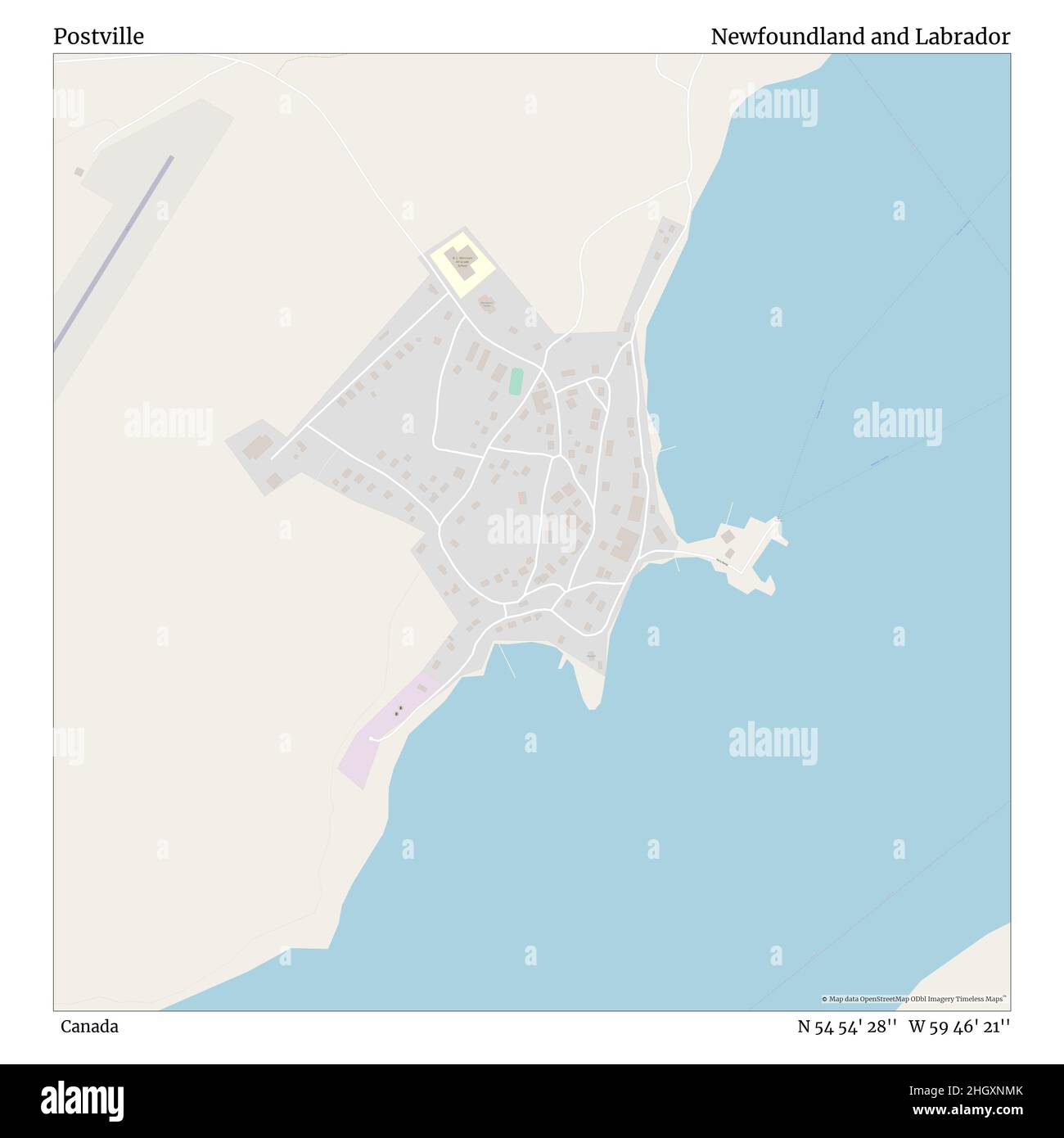 Map of postville Cut Out Stock Images & Pictures - Alamy