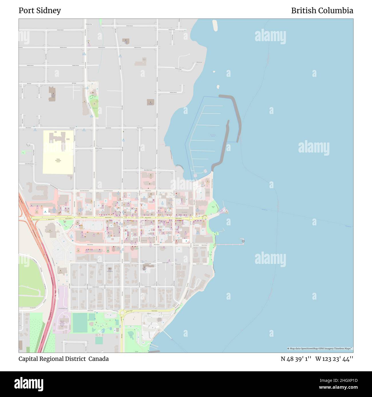 Sidney map hi-res stock photography and images - Alamy