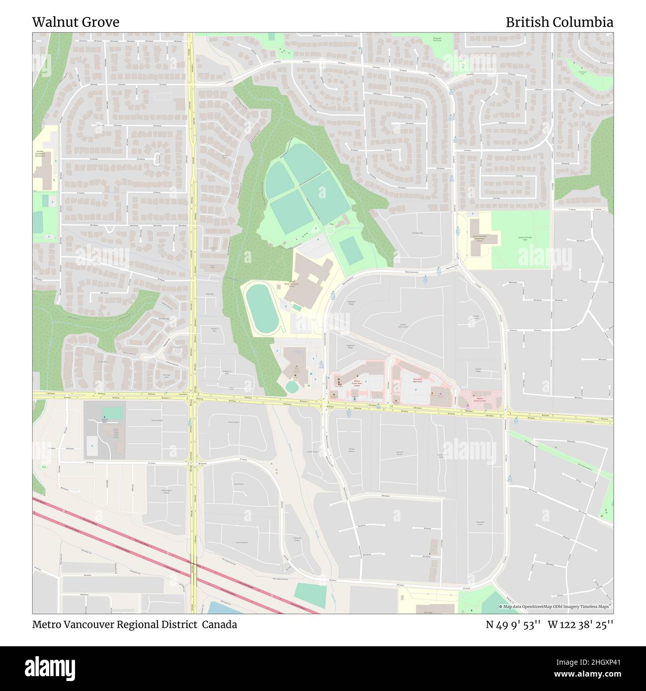 Walnut grove map hi-res stock photography and images - Alamy