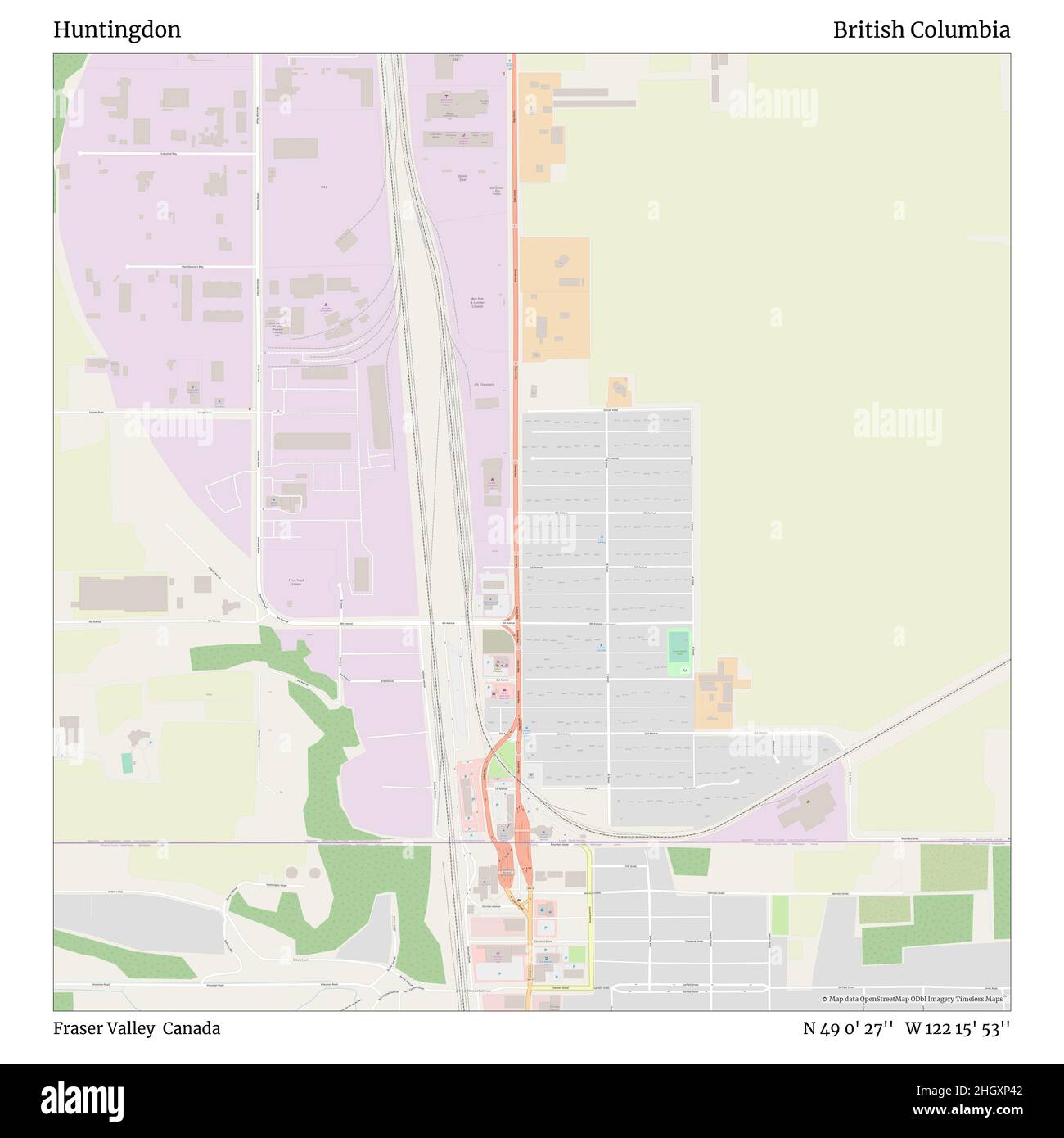 Huntingdon map hi-res stock photography and images - Alamy