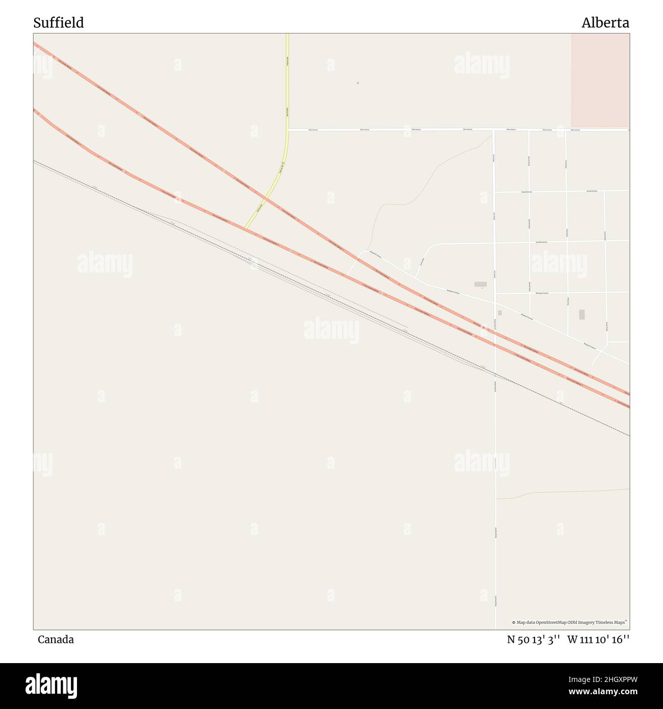 Suffield alberta canada map hi-res stock photography and images - Alamy