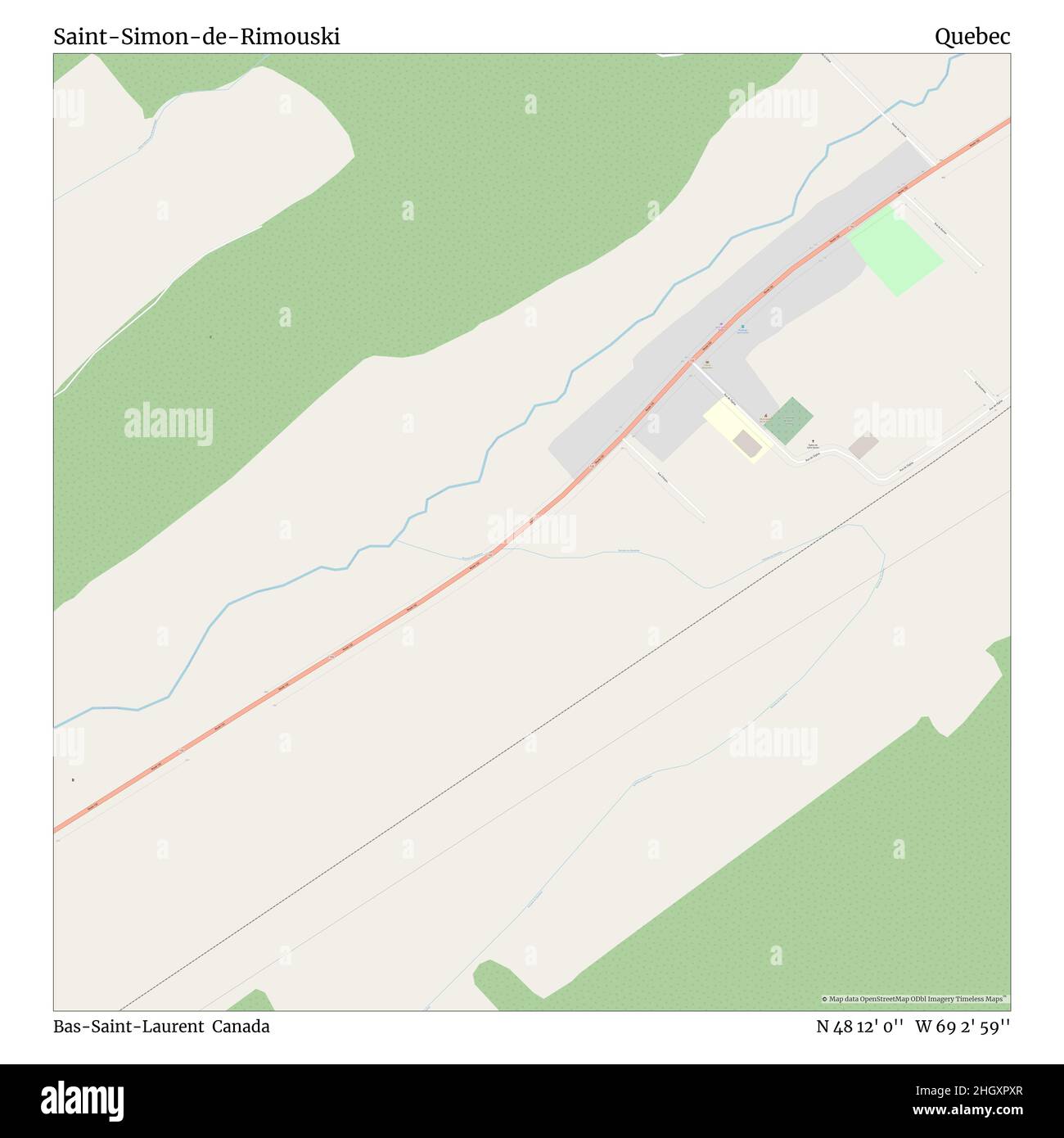 Map of rimouski quebec hi-res stock photography and images - Alamy