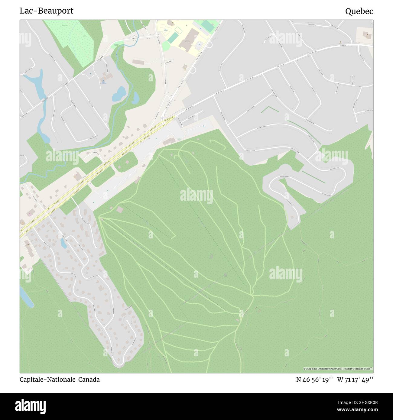 Lac-Beauport, Capitale-Nationale, Canada, Quebec, N 46 56' 19'', W 71 ...