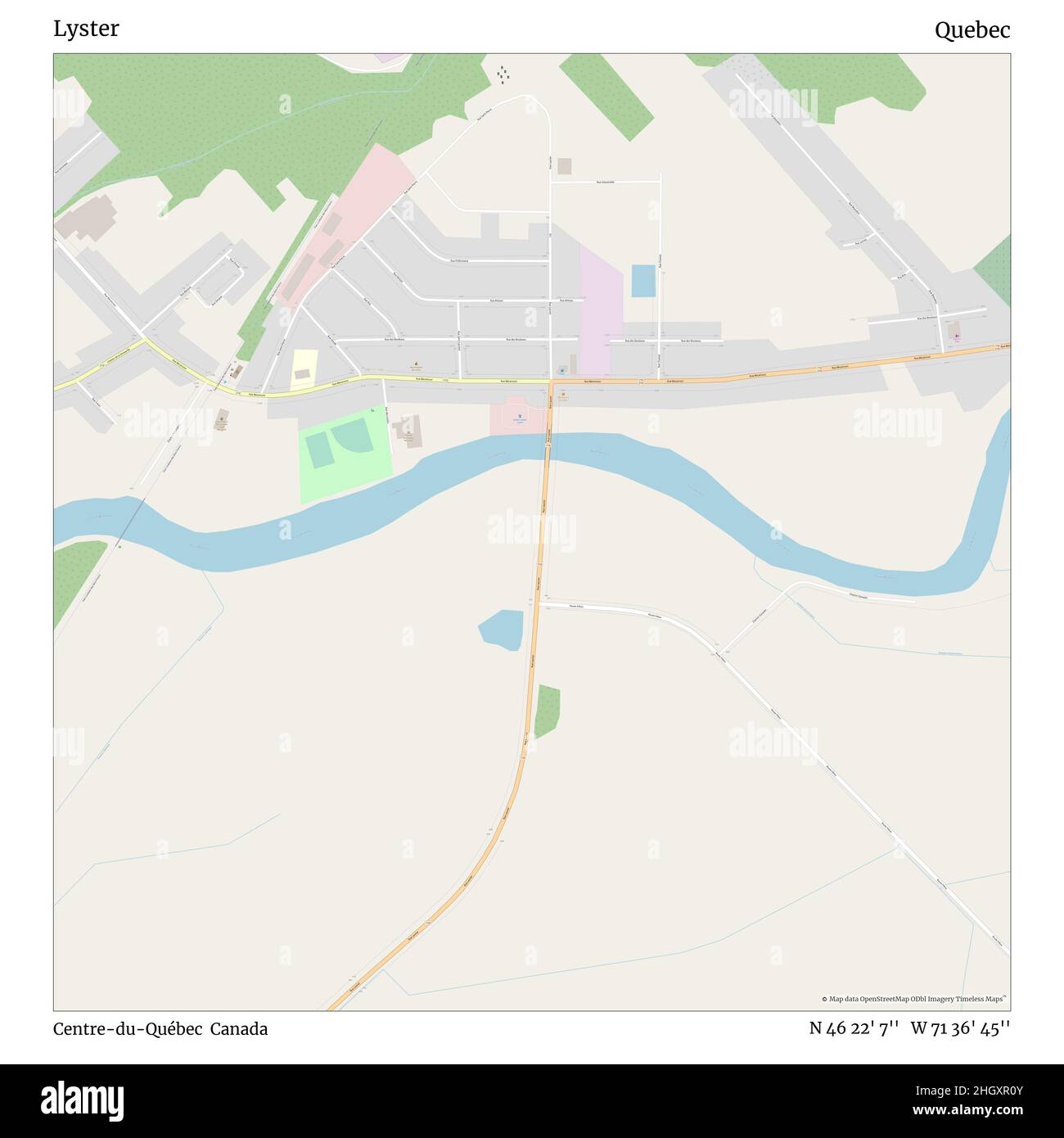 Map of lyster hi-res stock photography and images - Alamy