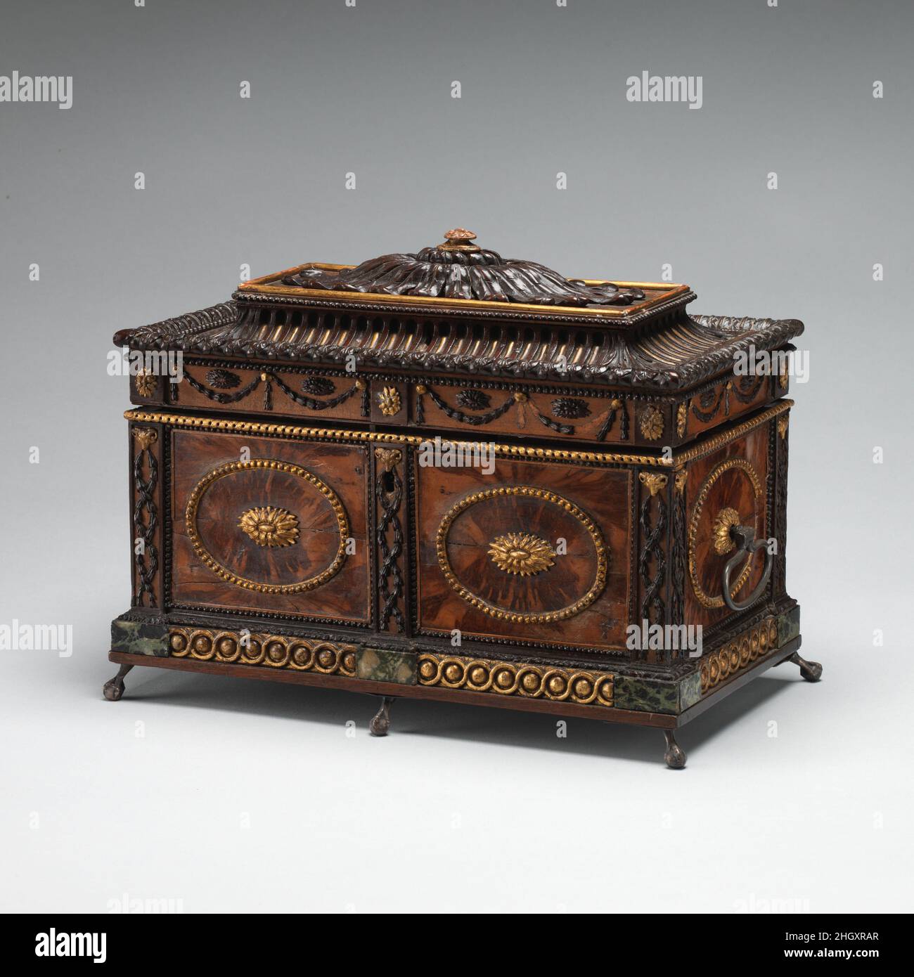 Tea chest ca. 1780 British. Tea chest. British. ca. 1780. Mahogany and ...