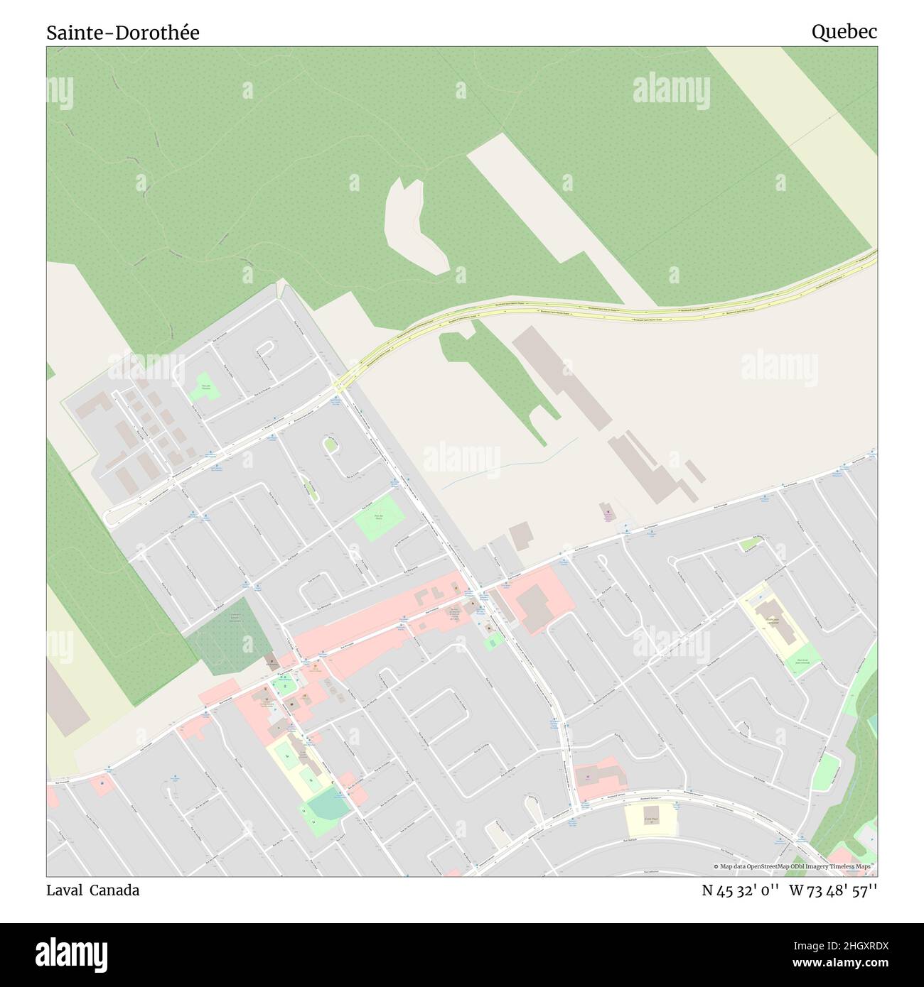 Laval quebec map hi-res stock photography and images - Alamy