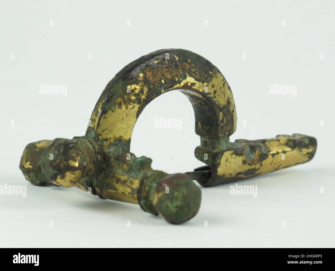 Gilt bronze crossbow fibula 4th century A.D. Roman. Gilt bronze ...