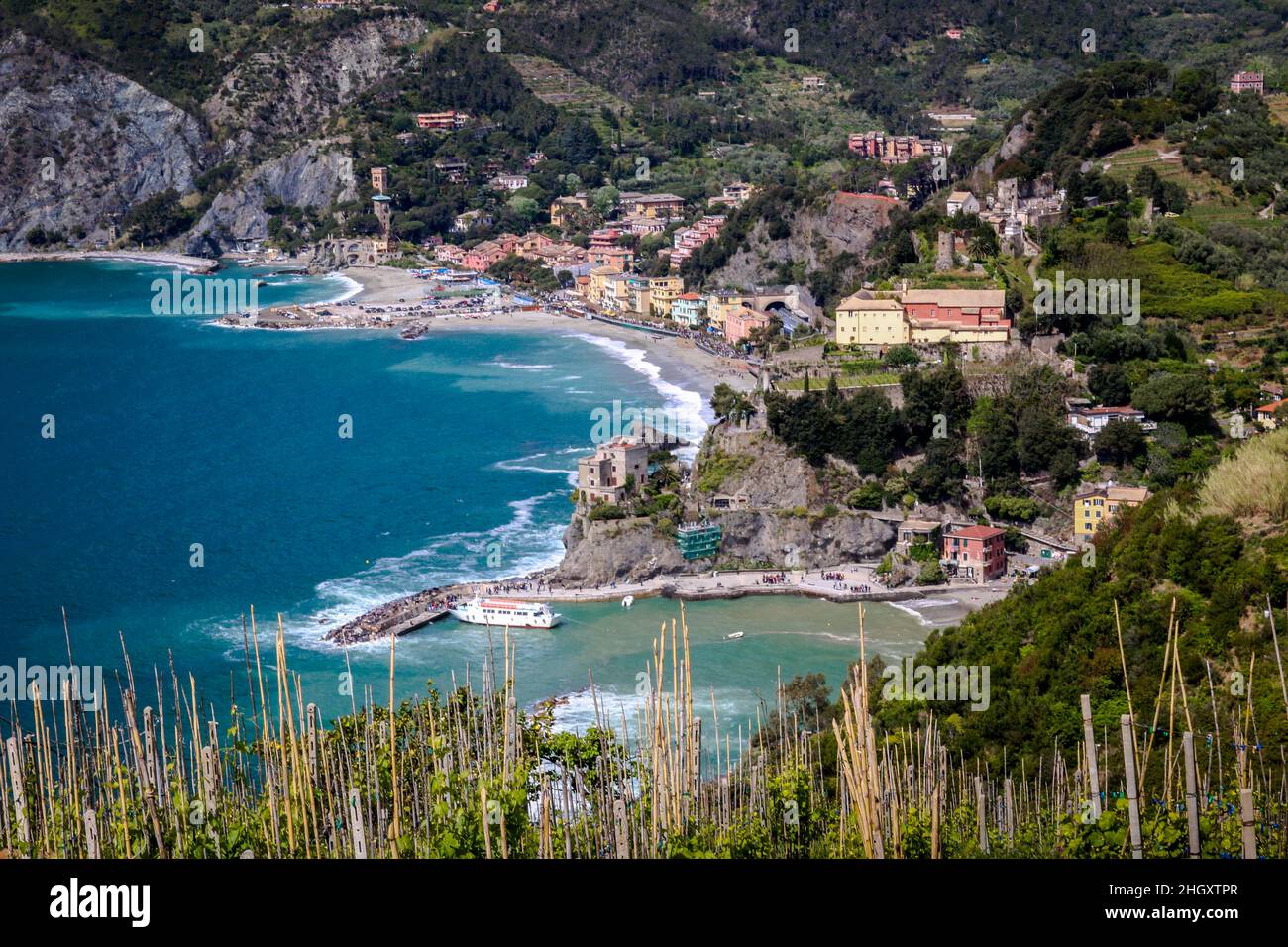Coastal village of Monterosso al Mare, Cinque Terre, Italy Stock Photo ...