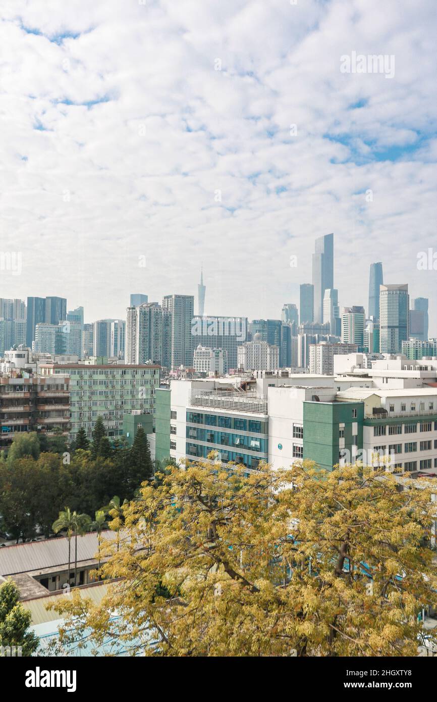 Guangdong province night sky and night sky blue hi-res stock ...