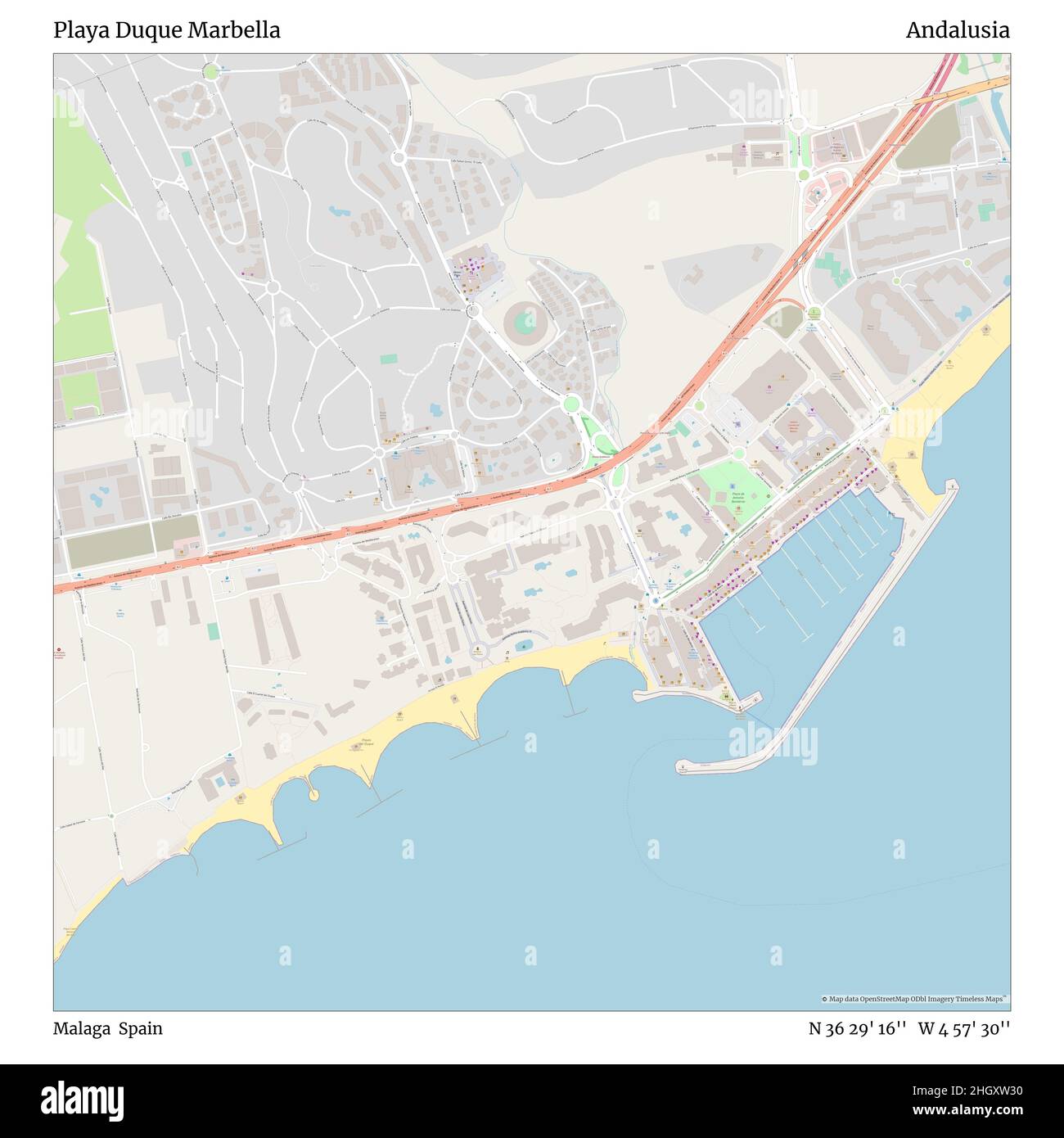 Marbella map hi-res stock photography and images - Alamy