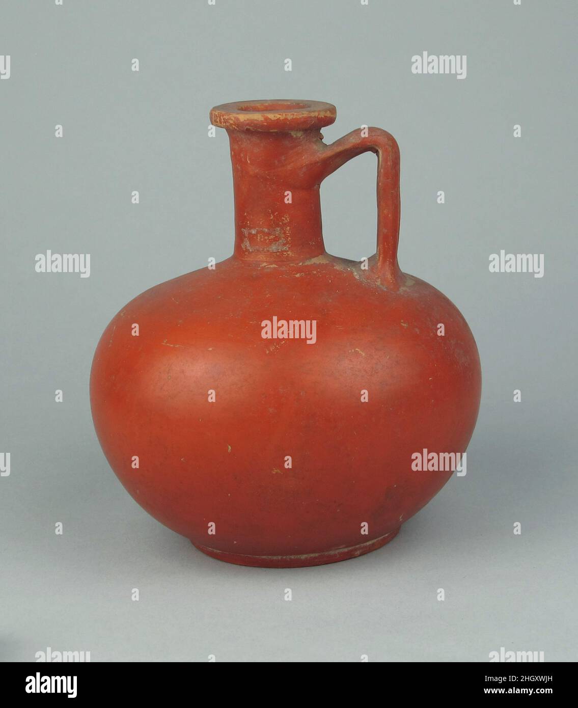 Terracotta jug Roman Red-glazed jug with one handle.. Terracotta jug ...