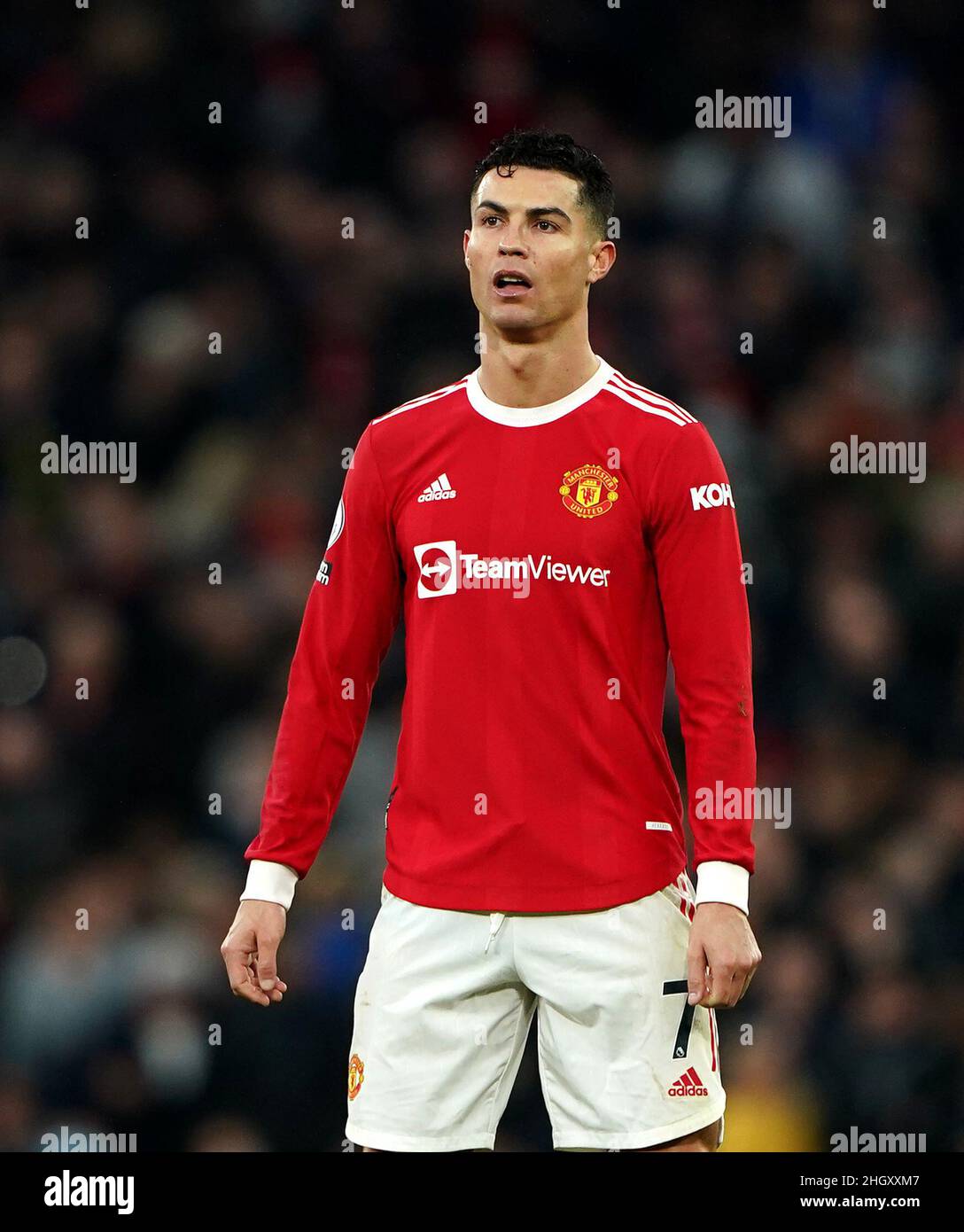 Manchester United's Cristiano Ronaldo during the Premier League match ...