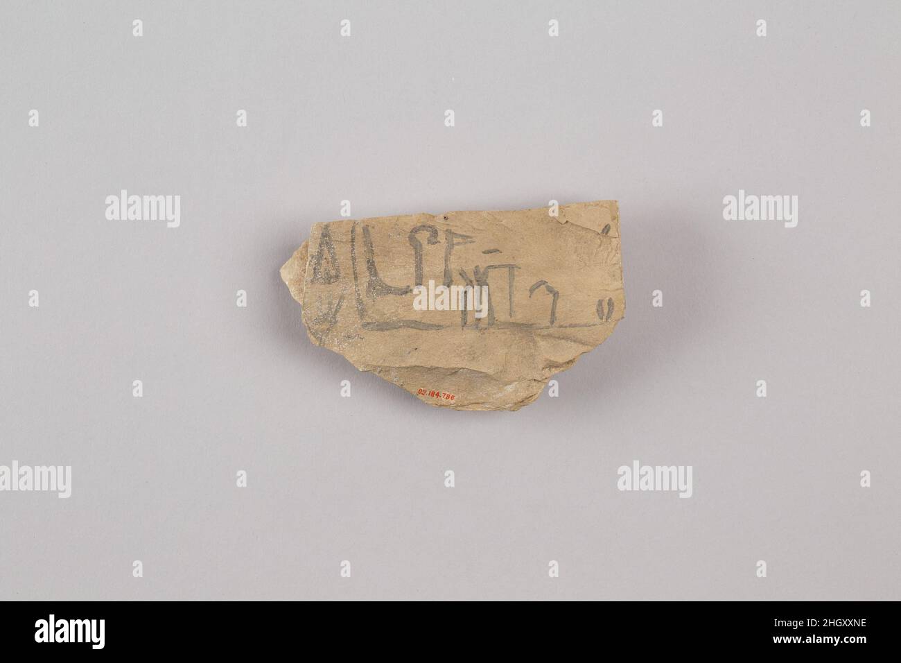 Hieroglyph ostracon ca. 1427–1352 B.C. New Kingdom Ostraca (plural for ...