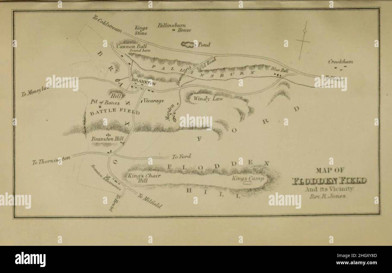 Battle Of Flodden Stock Photo - Alamy