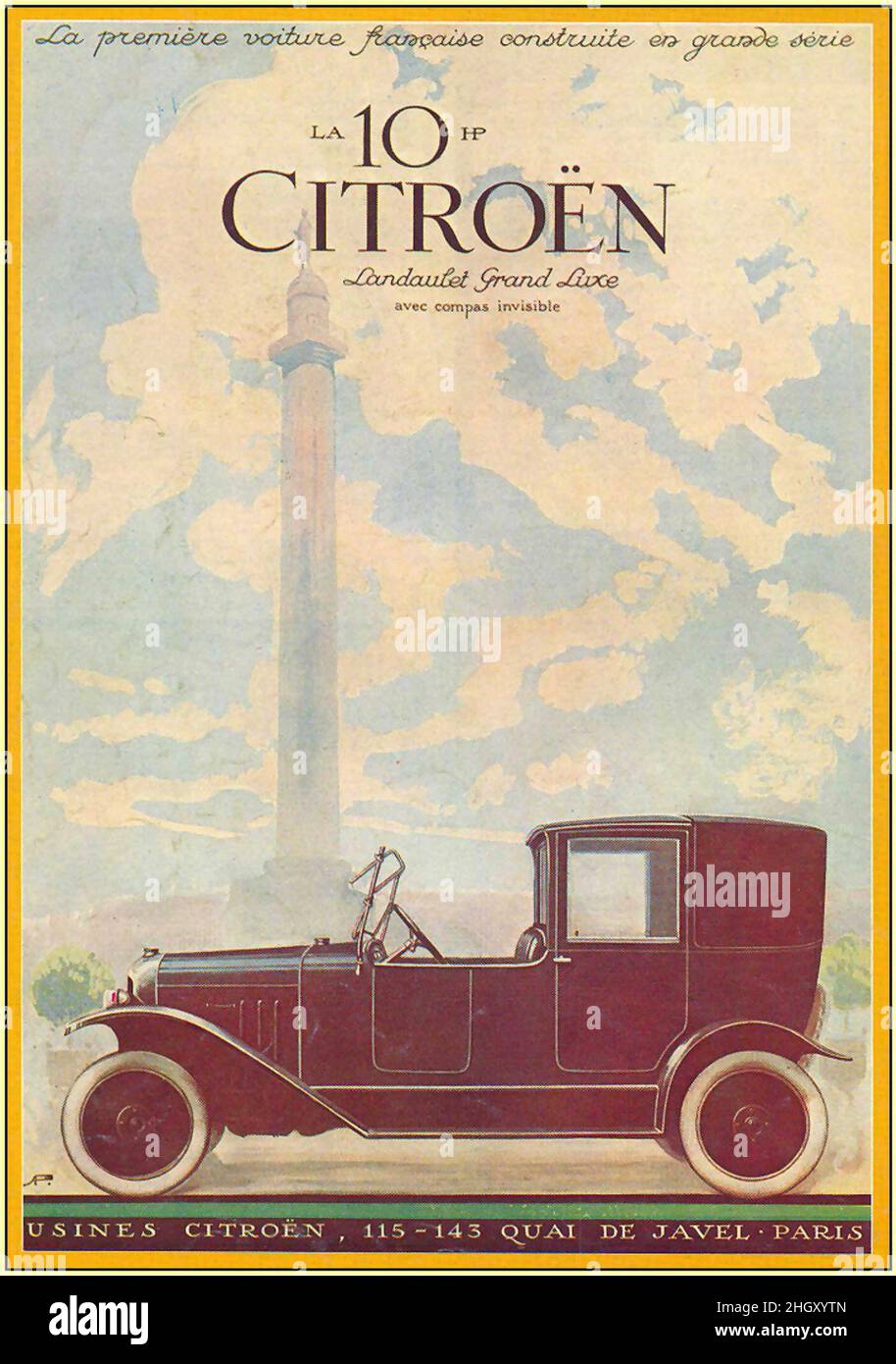 Vintage car posters hi-res stock photography and images - Alamy