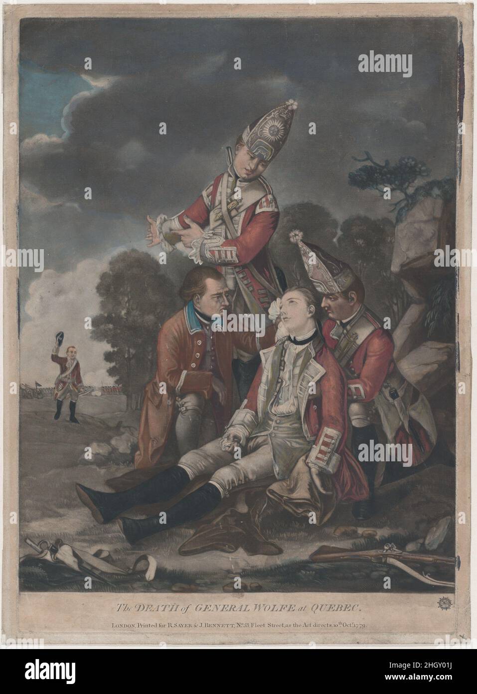The Death of General Wolfe at Quebec (September, 1759) October 10, 1779 ...