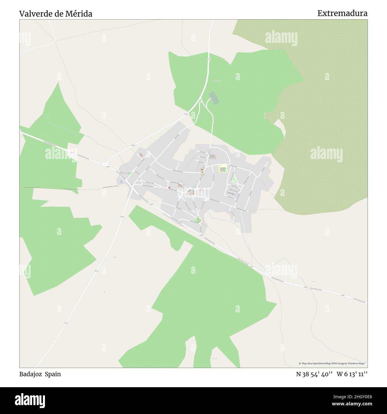 Merida spain map hi-res stock photography and images - Alamy