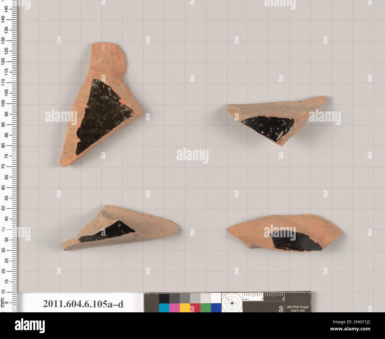 Terracotta fragments of closed shapes 6th/5th centuries B.C. Greek ...