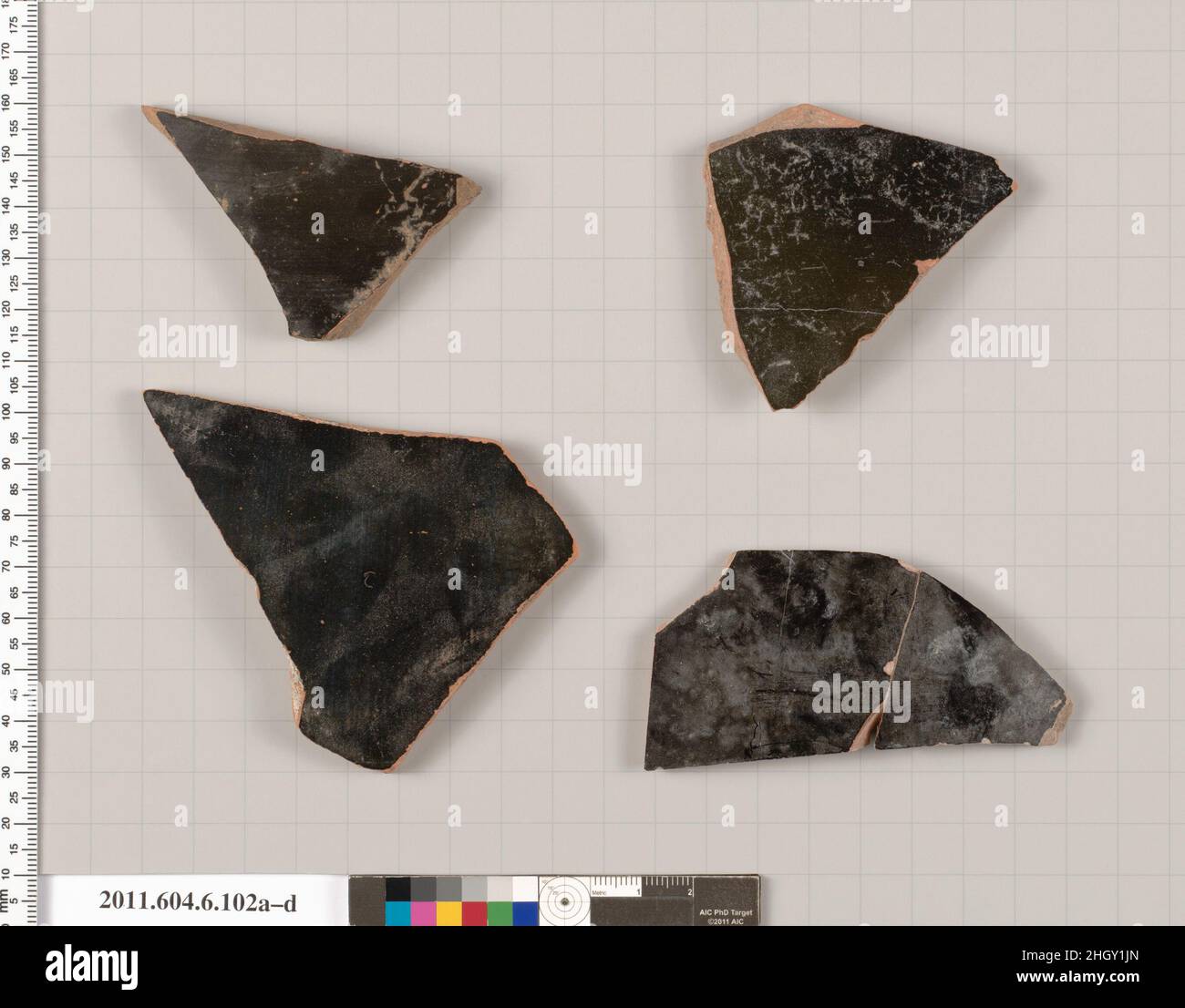 Terracotta fragments of closed shapes 6th/5th centuries B.C. Greek ...