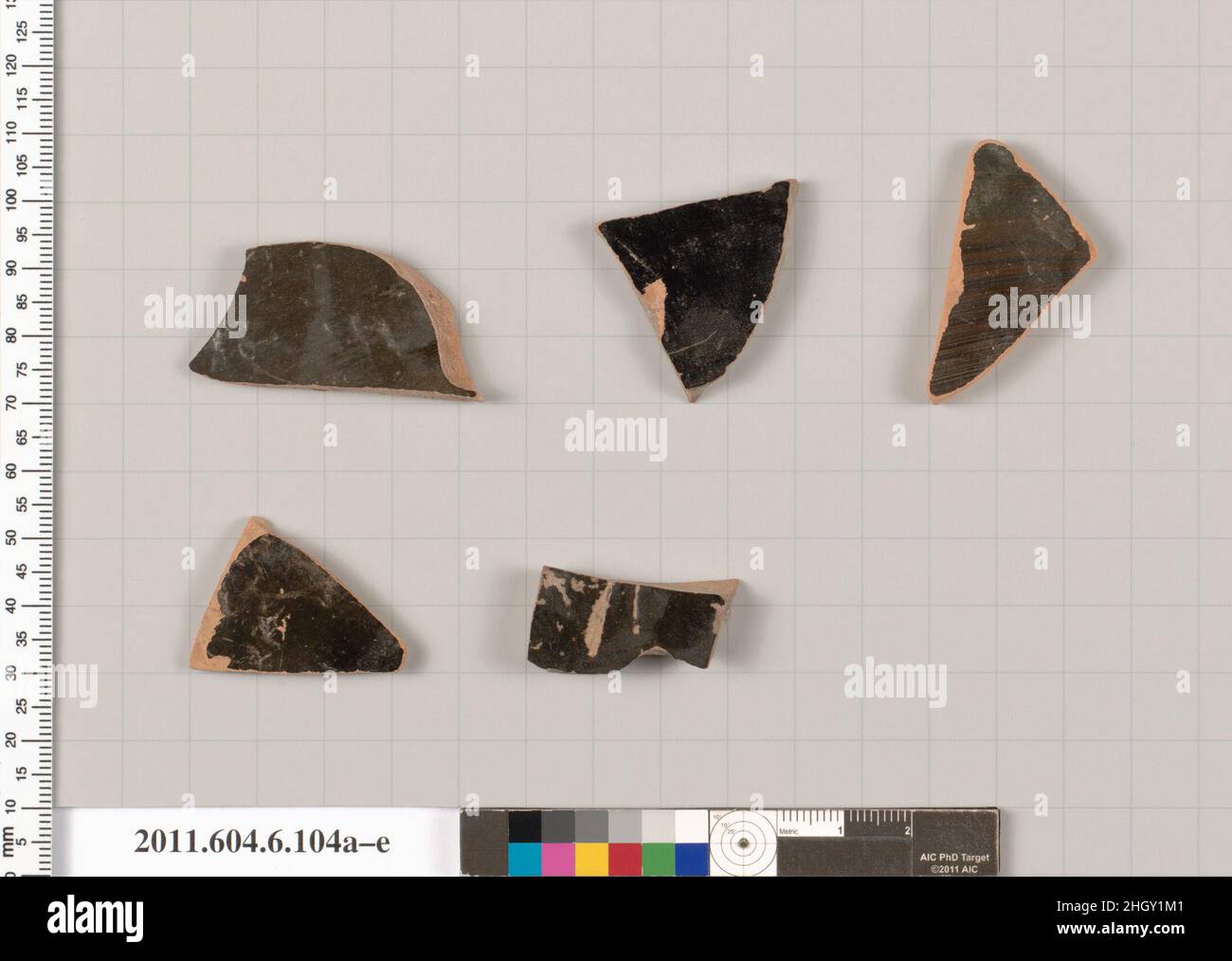 Terracotta fragments of closed shapes 6th/5th centuries B.C. Greek ...